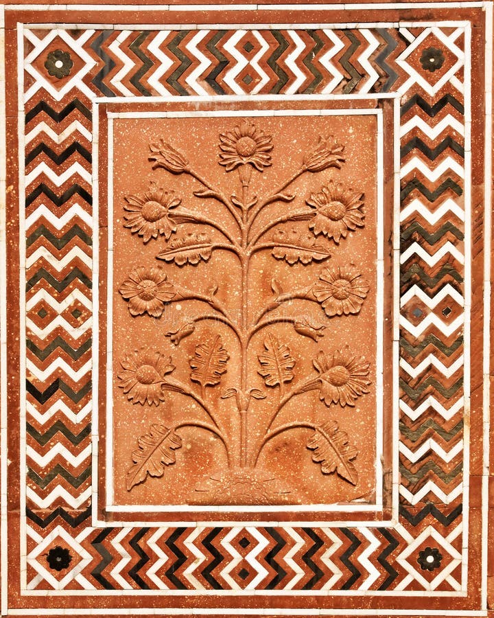 Taj Mahal, Agra, India. stock photo. Image of border - 24185672