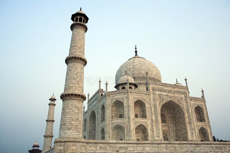 The Side Building in the Taj Mahal, India Stock Photo - Image of inlaid ...