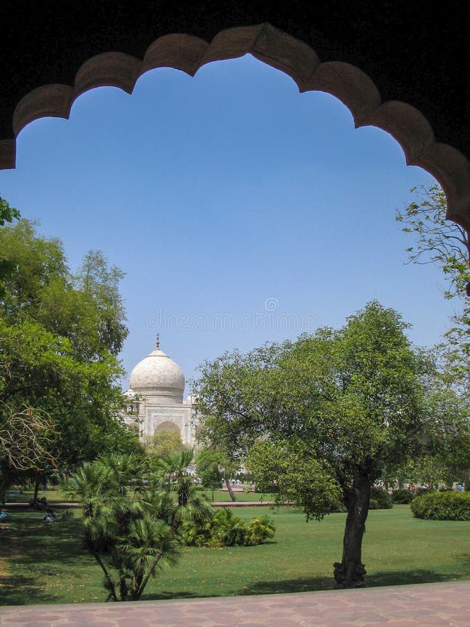 Taj Mahal stock image. Image of square, agra, shrine - 44059313