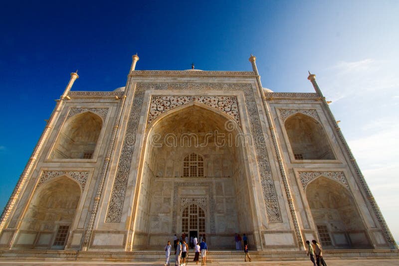 Taj Mahal close up stock photo. Image of reflection, dome - 2039582