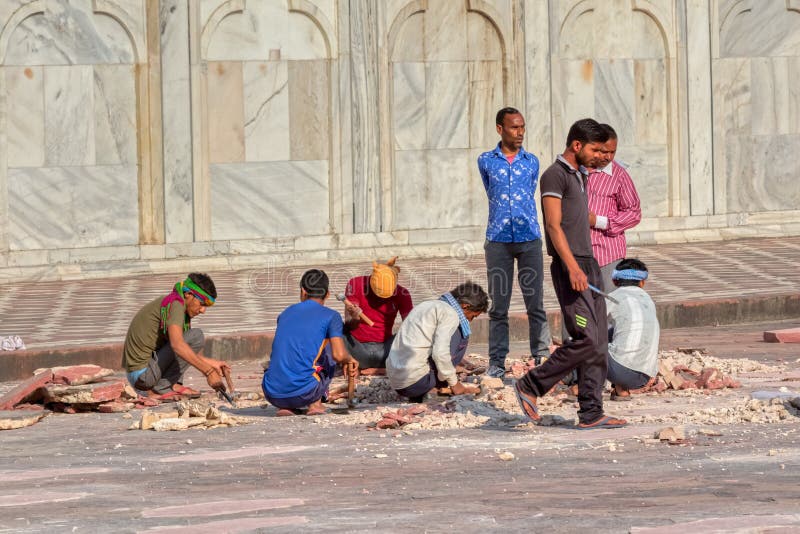 The Taj Mahal, India editorial photography. Image of memorial - 145708562