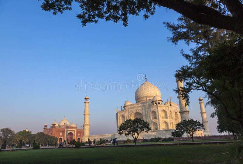 Taj Mahal in India stock photo. Image of marble, india - 22286158