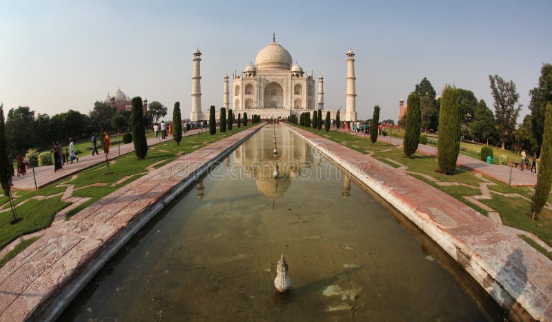 Taj Mahal innen breit redaktionelles stockfoto. Bild von ikonenhaft ...