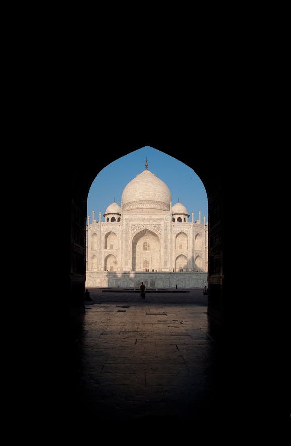 Taj Mahal Morning (portrait) Stock Image - Image of seven, white: 26902139