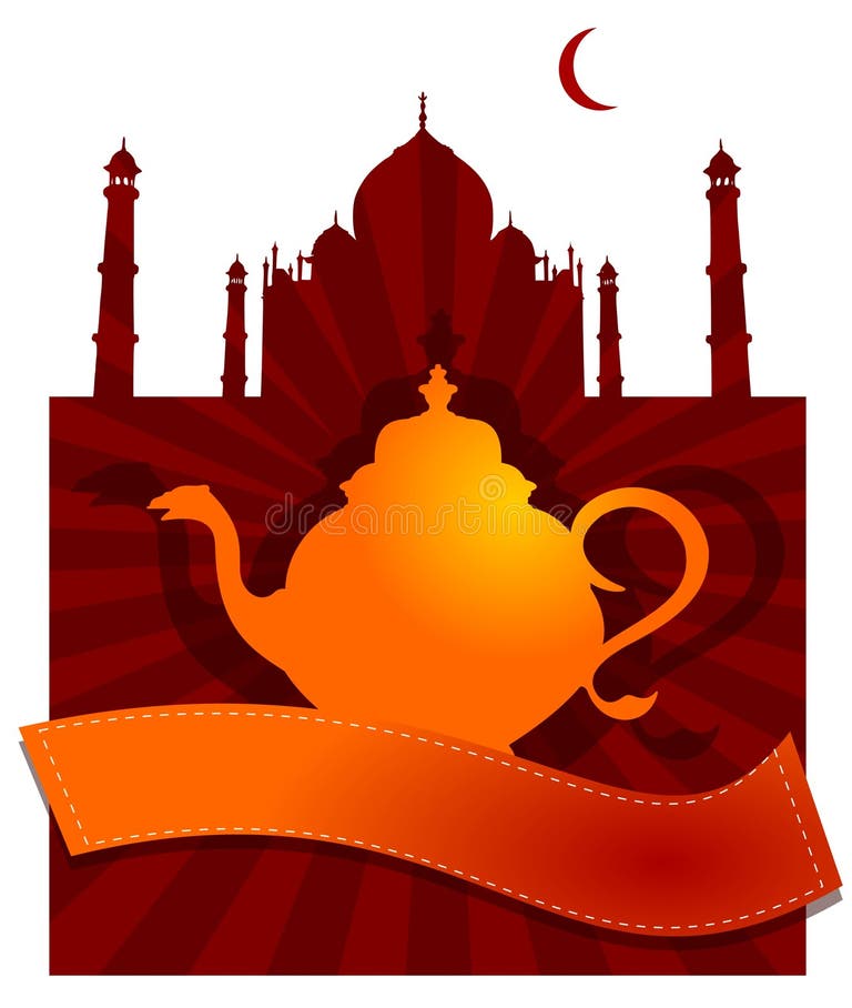 Taj Mahal Red Tea Pot Stock Illustrations – 1 Taj Mahal Red Tea Pot ...