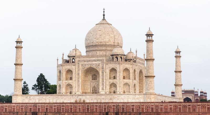 Taj Mahal from the River Side Stock Image - Image of history, jahan ...