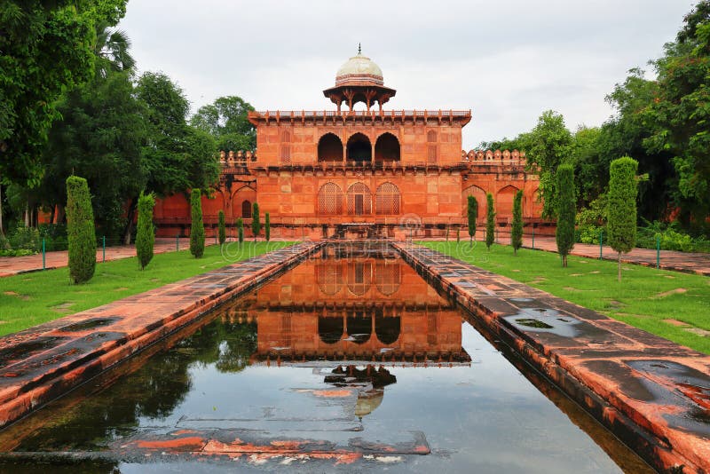 Taj Museum in Taj Mahal Complex, India, Agra Stock Photo - Image of ...