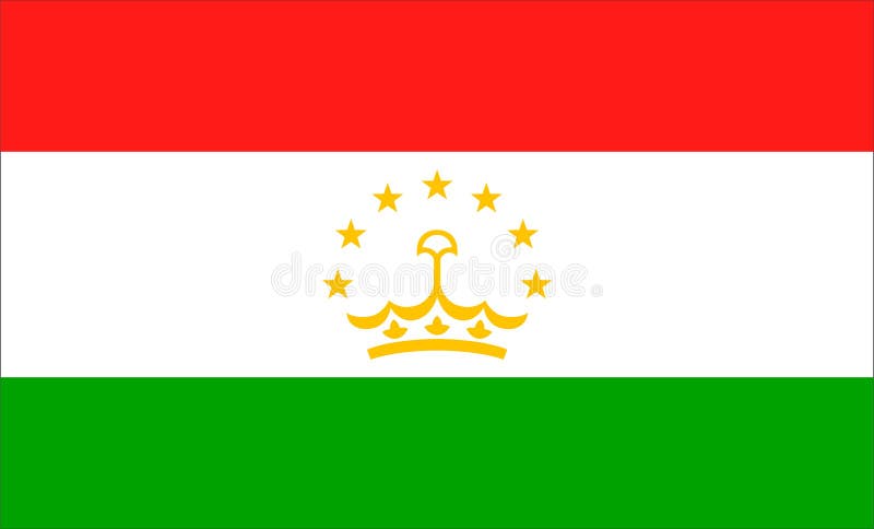 Tajikistan Flag Design Vector Stock Vector - Illustration of symbol ...