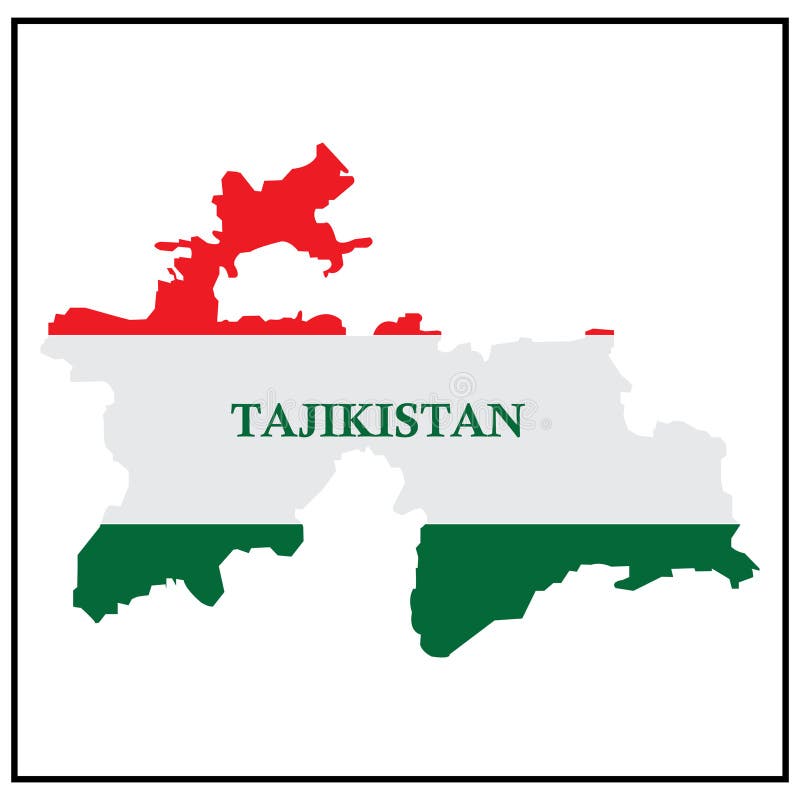 Tajikistan map icon stock vector. Illustration of hand - 298925976