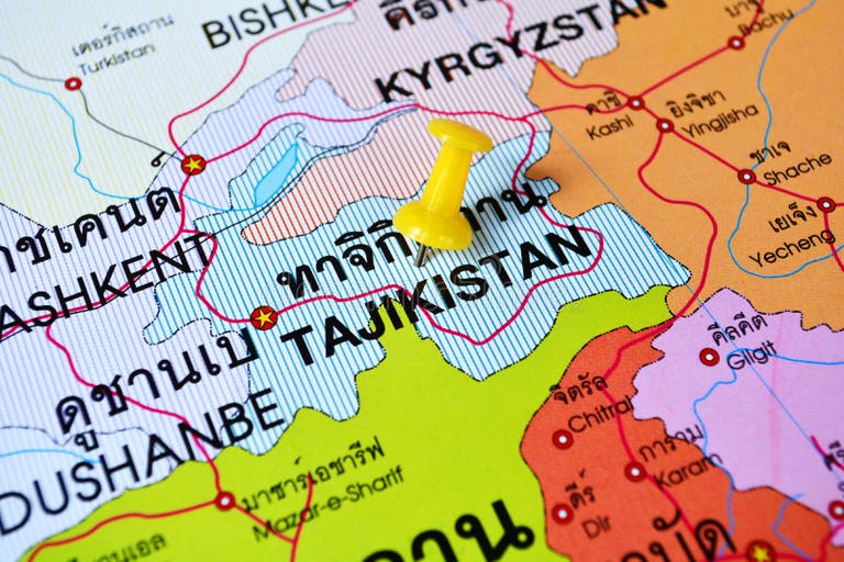 Tajikistan Russian Map Stock Photos - Free & Royalty-Free Stock Photos ...