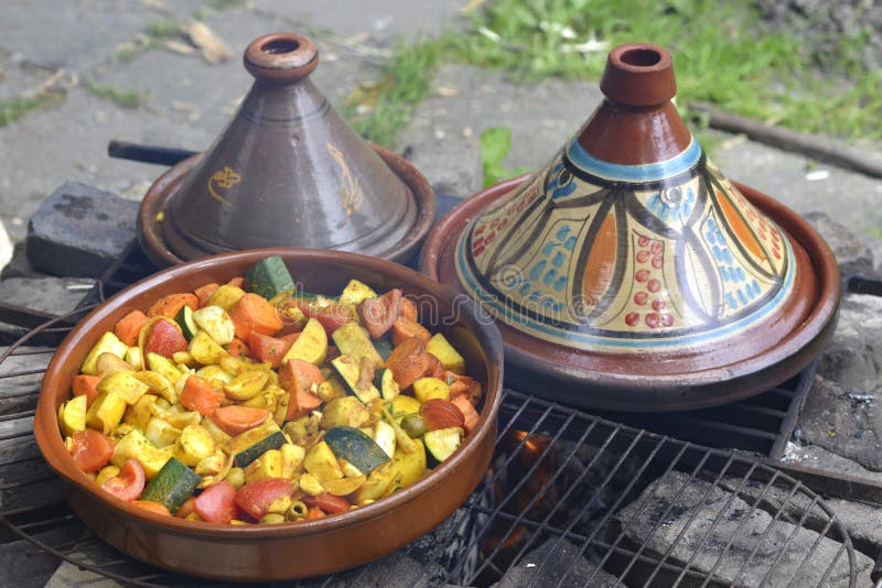 Tajine meal stock photo. Image of arabic, dinner, food - 48407900