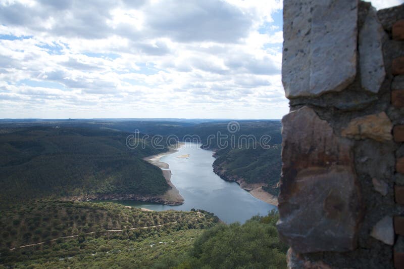 Tajo River from the Mountain Stock Image - Image of ancient, nature ...