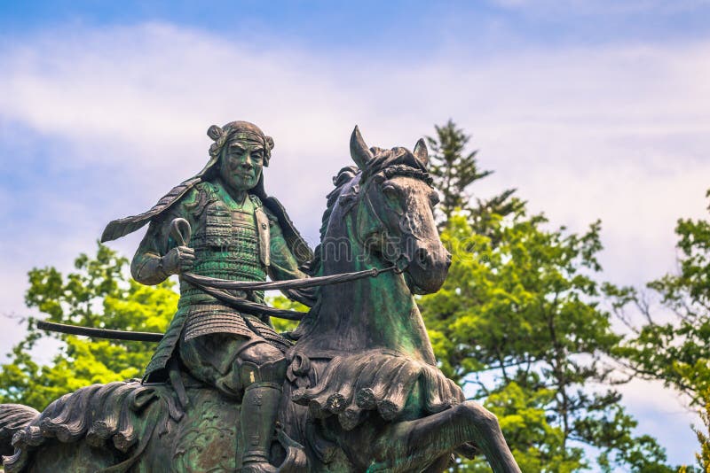 Takayama - May 26, 2019: Statue of a Feudal Lord in Takayama, Japan ...