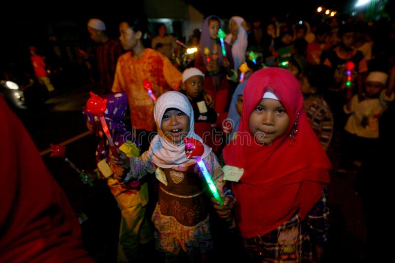 Takbir Eid editorial photography. Image of children, takbir - 32804457