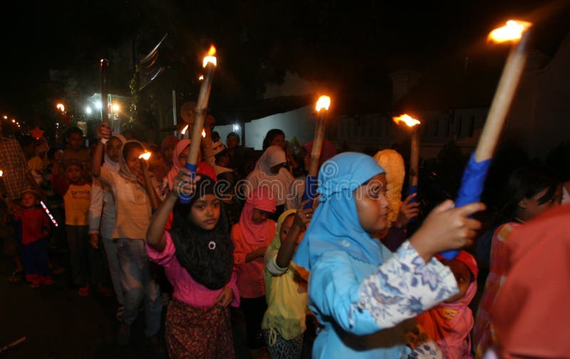 Takbir Eid editorial image. Image of night, celebrate - 32804450