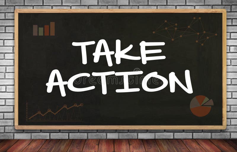 Take action stock photo. Image of chalkboard, cross, money - 53487696