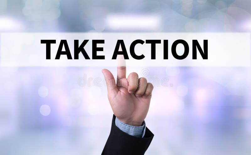 TAKE ACTION stock photo. Image of motivation, copy, leadership - 79704232
