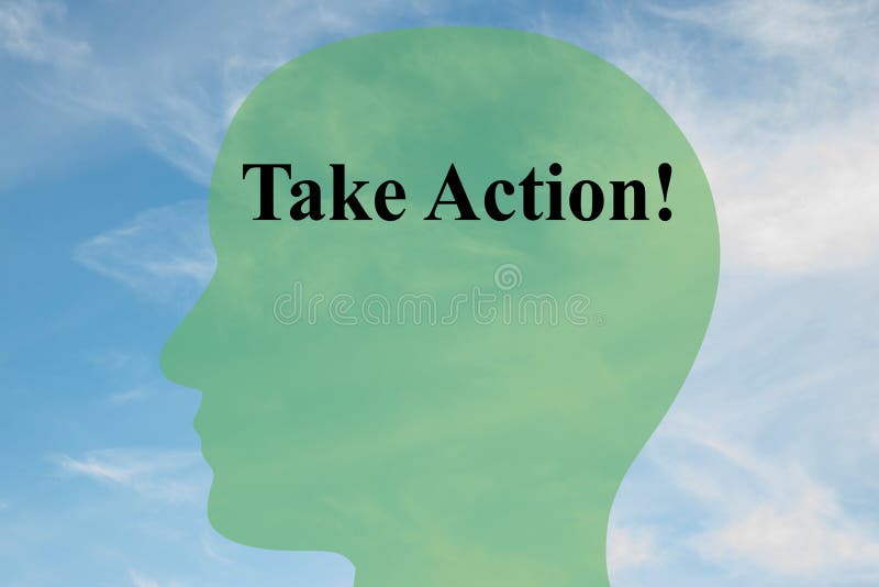Take Action concept stock illustration. Illustration of activity - 80115420