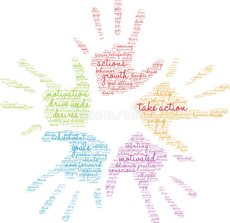 Take Action Word Cloud stock vector. Illustration of conscious - 211016305