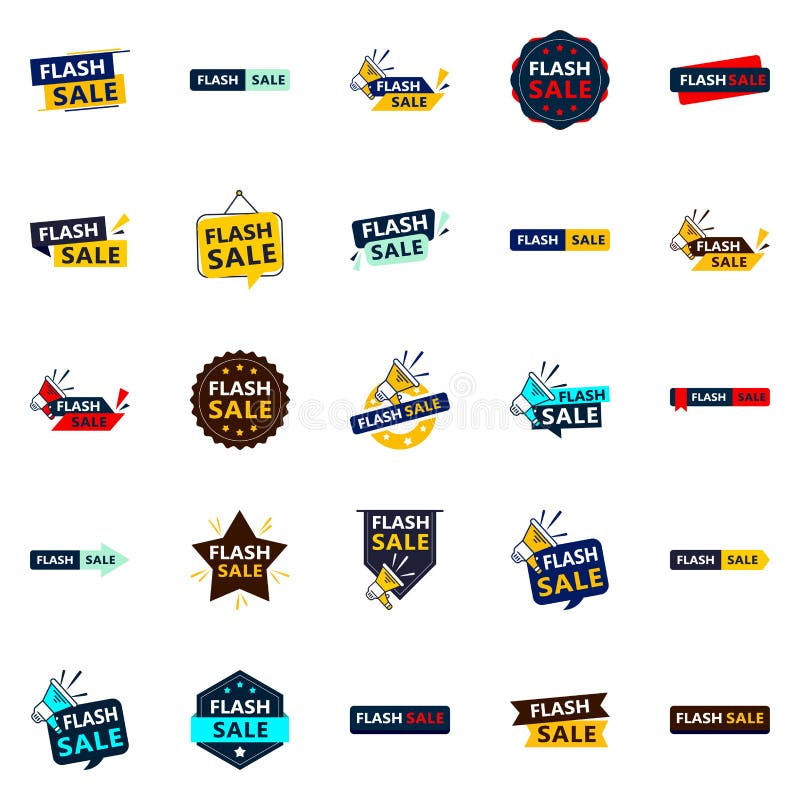 Take Advantage of the Limited Time Deal with the Flash Sale Vector ...