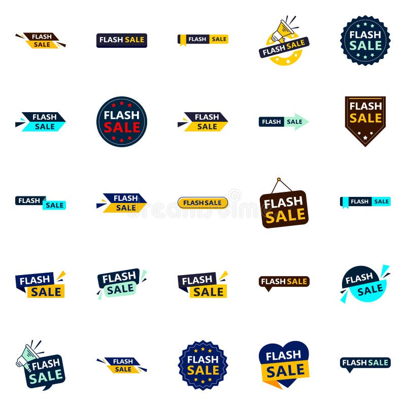 Take Advantage of the Special Deal with the Flash Sale Vector Bundle 25 ...