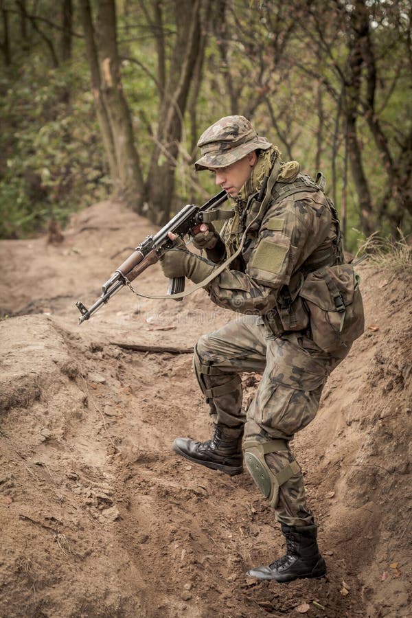 Take aim and shoot stock image. Image of protection, fighter - 72663541