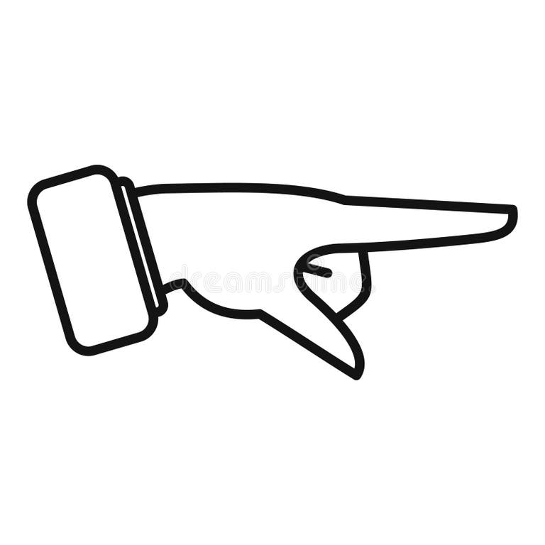 Take Arm Icon Outline Vector. Pose Sign Stock Vector - Illustration of ...