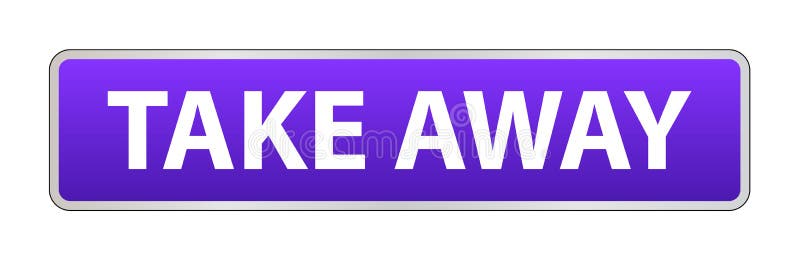 Take away button stock vector. Illustration of advertising - 179241369