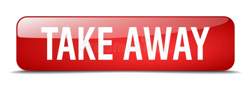 Take away button stock vector. Illustration of design - 119901933