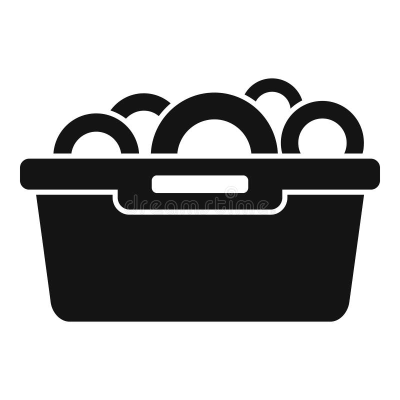 Take Away Food Plastic Box Icon Simple Vector. Cook Lunch Stock ...