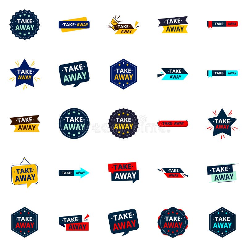 Take Away 25 High Impact Vector Pack for Your Next Food Promotion ...