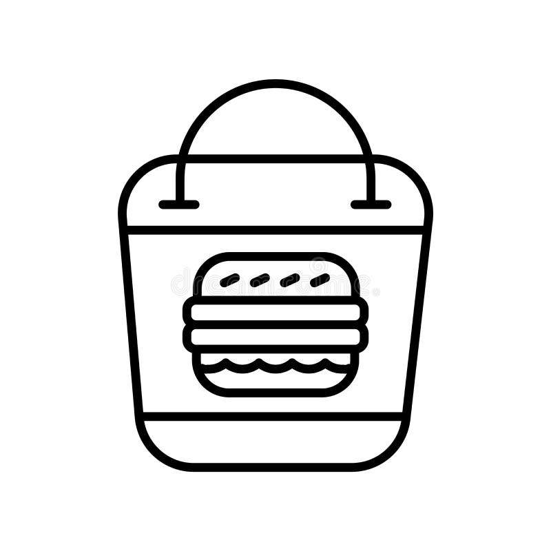 Take Away Icon Vector Isolated on White Background, Take Away Sign ...