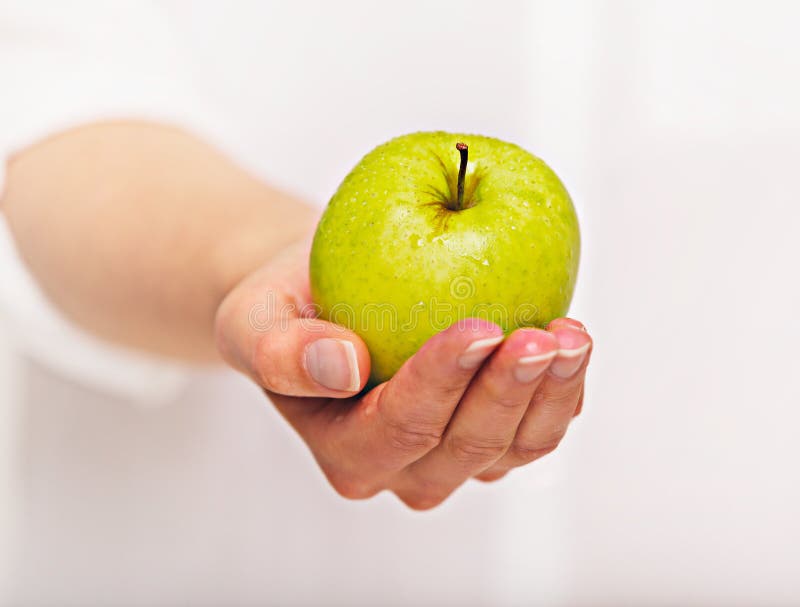 Take a Bite of this Apple stock photo. Image of female - 32426452