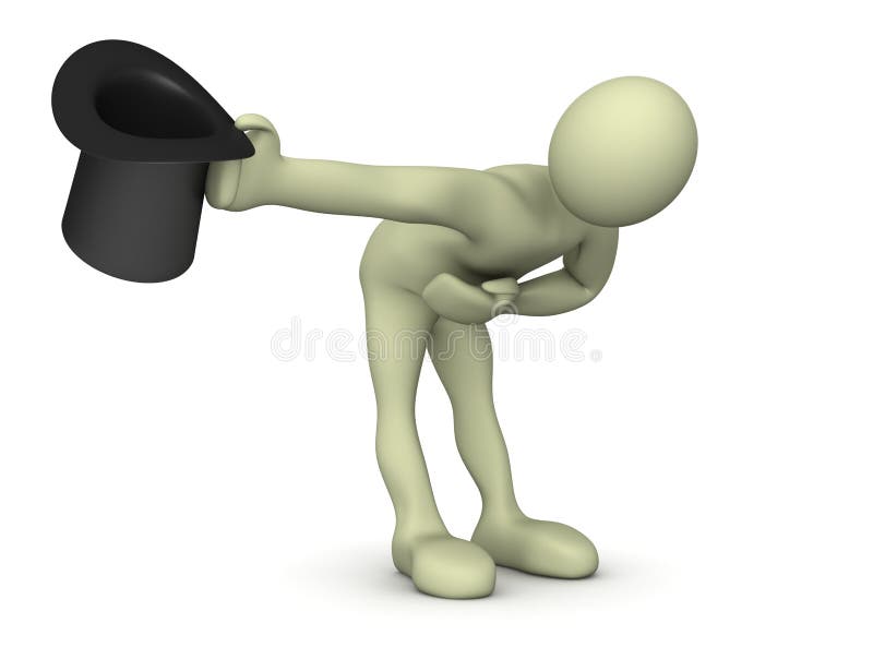 Take a bow stock illustration. Illustration of single - 13026234