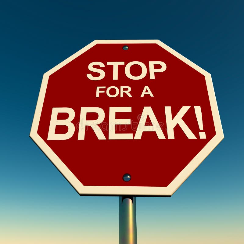 Take break stock illustration. Illustration of relaxing - 28475534