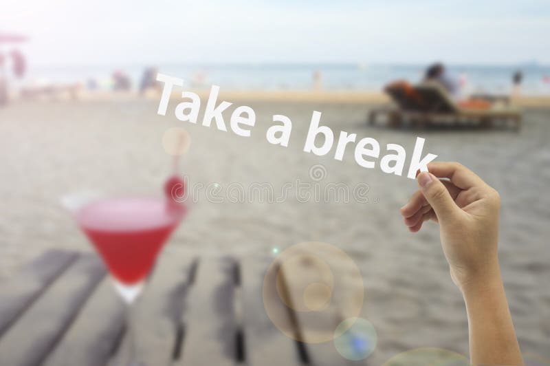 Take a break stock photo. Image of hand, chill, feel - 54096116