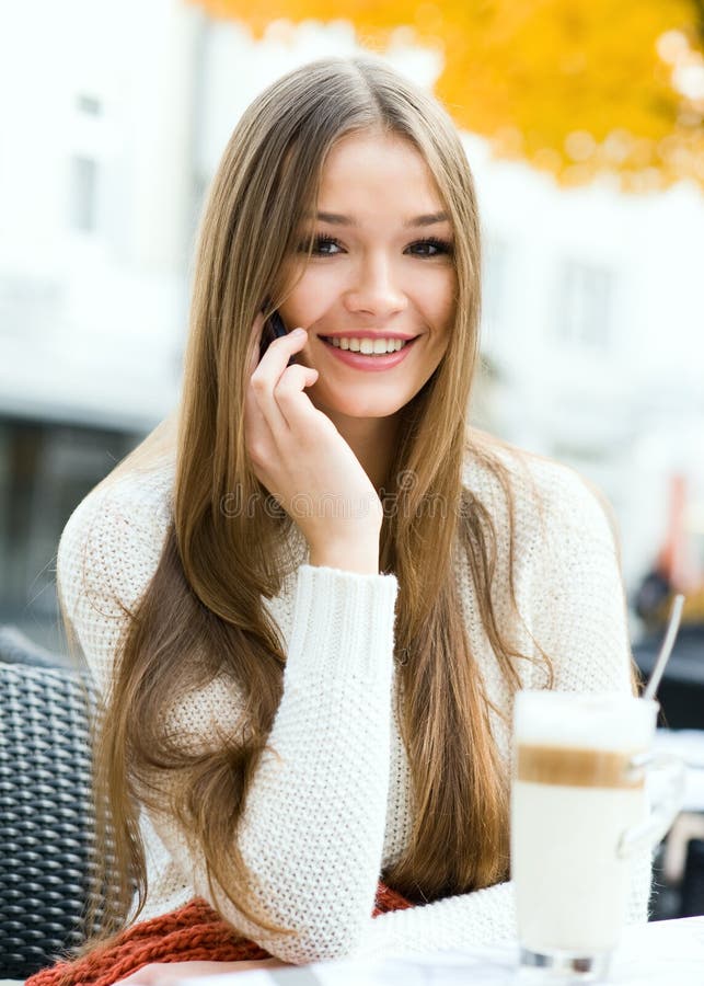 Take a call stock photo. Image of macchiato, cellphone - 27699776