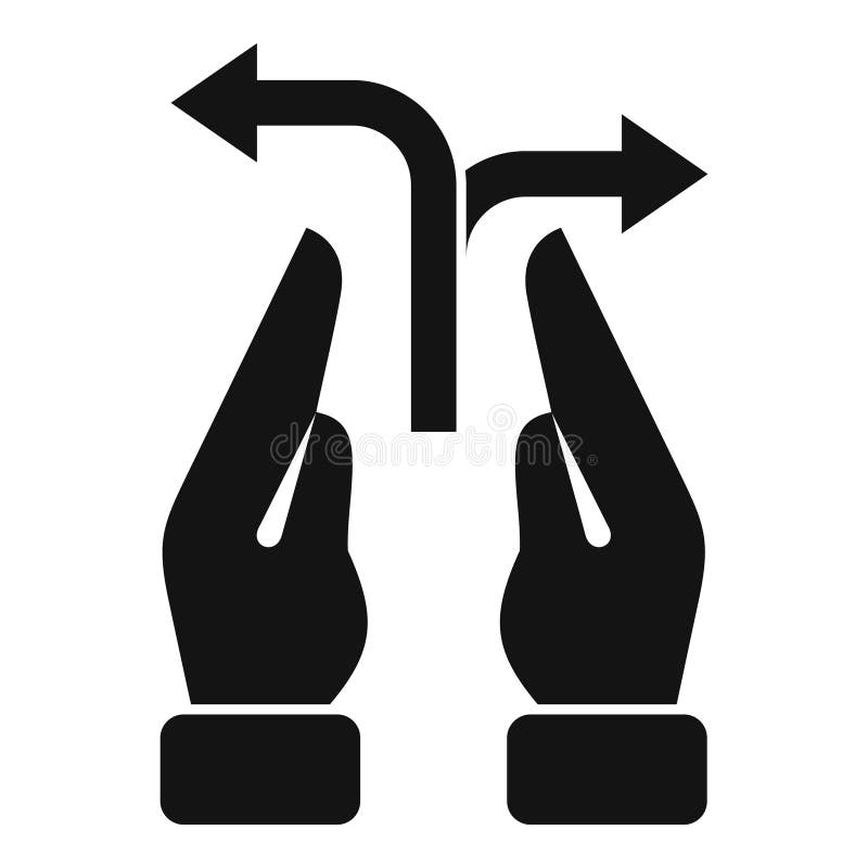 Take Care of Choice Icon Simple Vector. Ambiguity Reveal Stock Vector ...