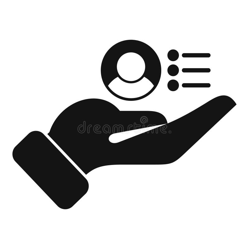 Take Care of Client Icon Simple Vector. Team Trust Process Stock Vector ...