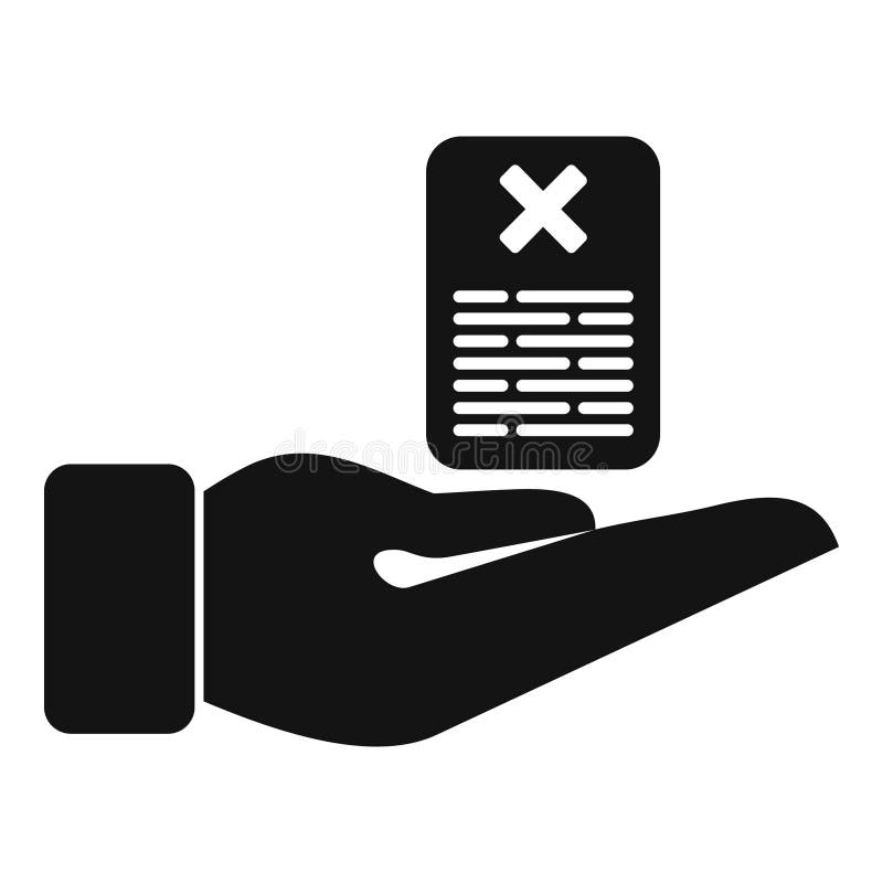 Take Care of Disclaimer Icon Simple Vector. Legal Work Stock ...