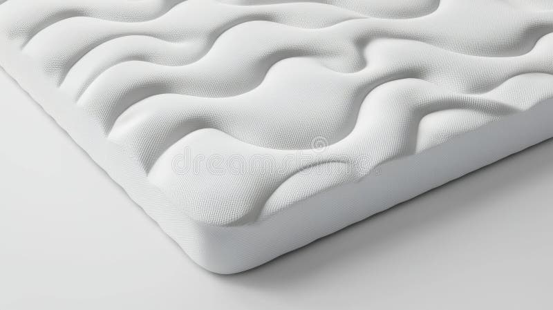 Take a Close Look at this Foam Mattress, Devoid of Any Sheets or Covers ...