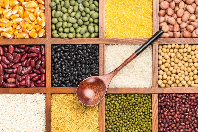 Whole Grains are Rich in Nutrients Stock Photo - Image of health ...