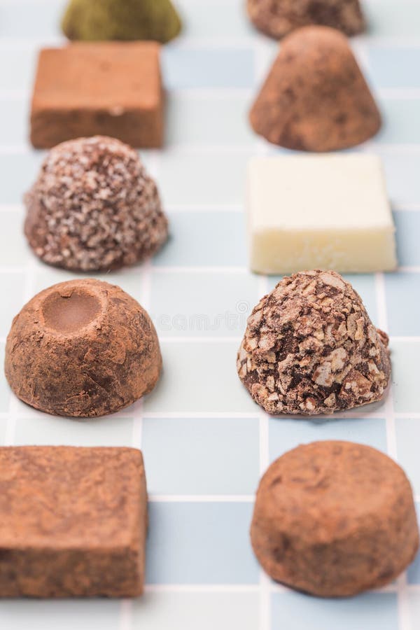 Different Flavors of Chocolate Stock Photo - Image of black, powder ...