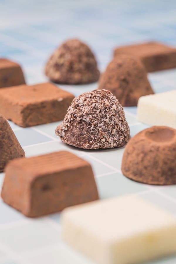 Different Flavors of Chocolate Stock Image - Image of dessert, bitter ...
