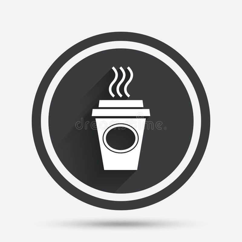 Take a Coffee Sign Icon. Hot Coffee Cup Stock Vector - Illustration of ...