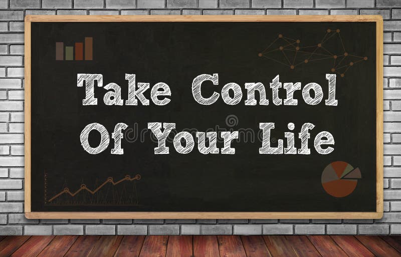 Take Control of Your Life stock photo. Image of cheerful - 72740732