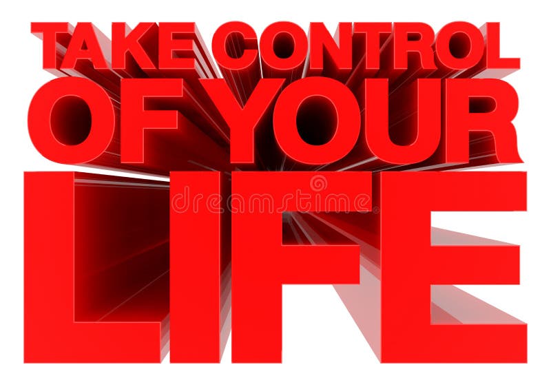 Take Control Speedometer Think Big Want Change Stock Illustration ...