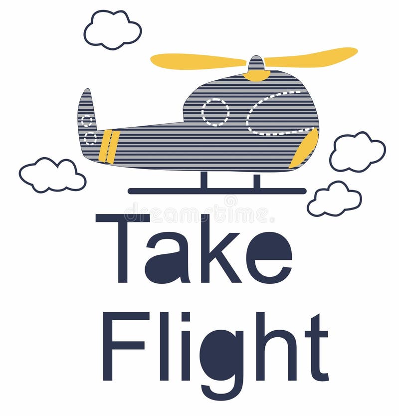 Take Flight Print Vector Art Stock Vector - Illustration of clothing ...