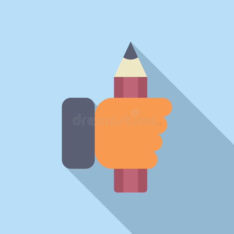 Take Help Pen Icon Flat Vector. Tension Therapy Stock Vector ...