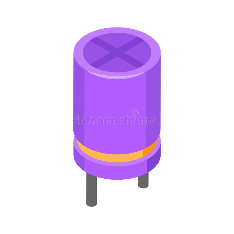Take a Look at this Amazing Icon of Capacitor in Modern Style Stock ...